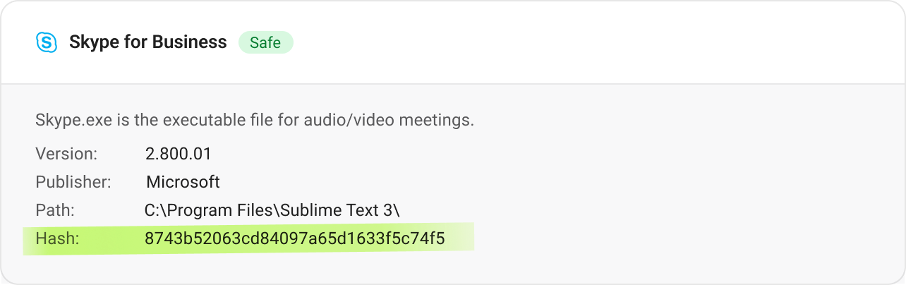 What's that executable or process on my PC?
